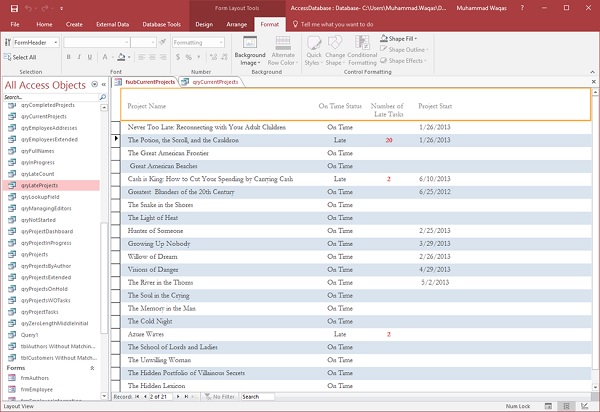 MS Access CoderLessons